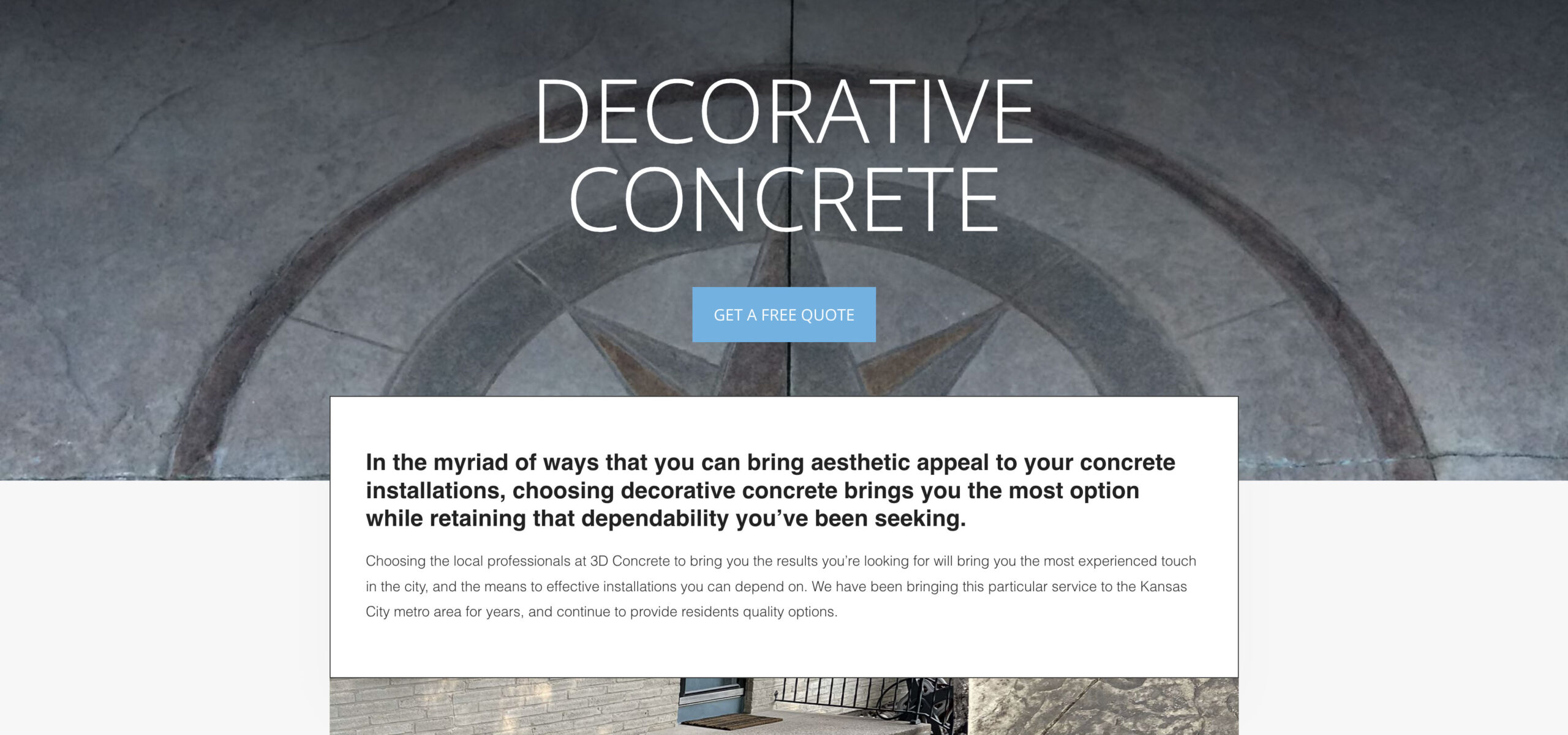 Decorative Concrete - 3D Concrete